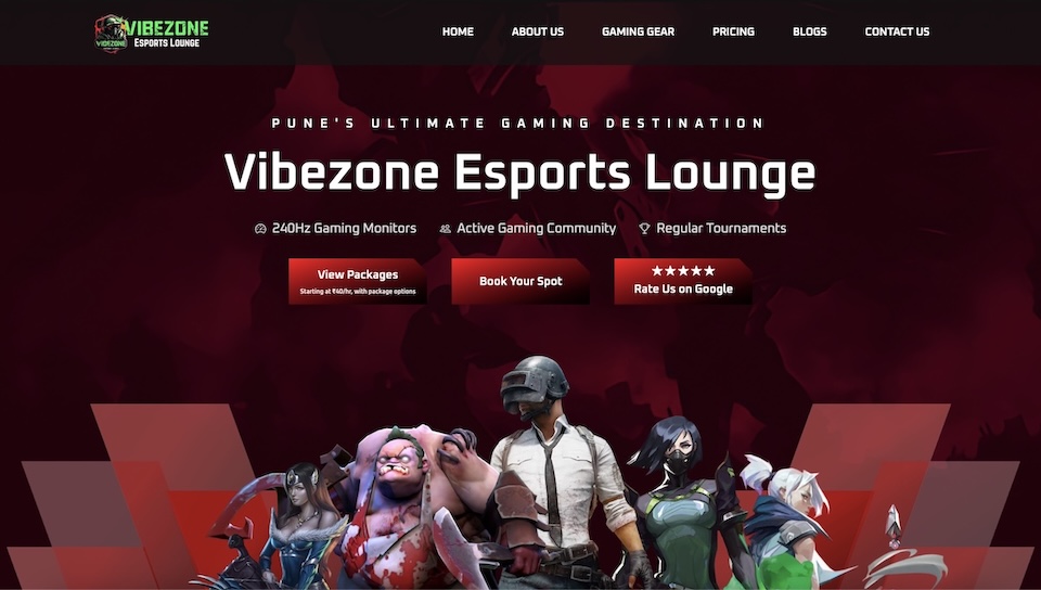 Best Gaming Cafe in Pune | CS2, PS5, Valorant, DOTA 2 Gaming | Vibezone Esports